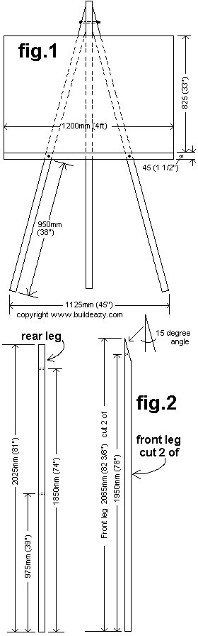 Diy Pdf: Pattern for Single Wing Easel Back - Woodard Reack1986
