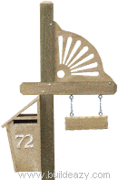 How to make a mailbox stand | BuildEazy
